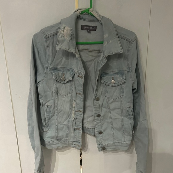 Just USA | Jackets & Coats | Just Usa Blue Jean Jacket Classic Denim ...